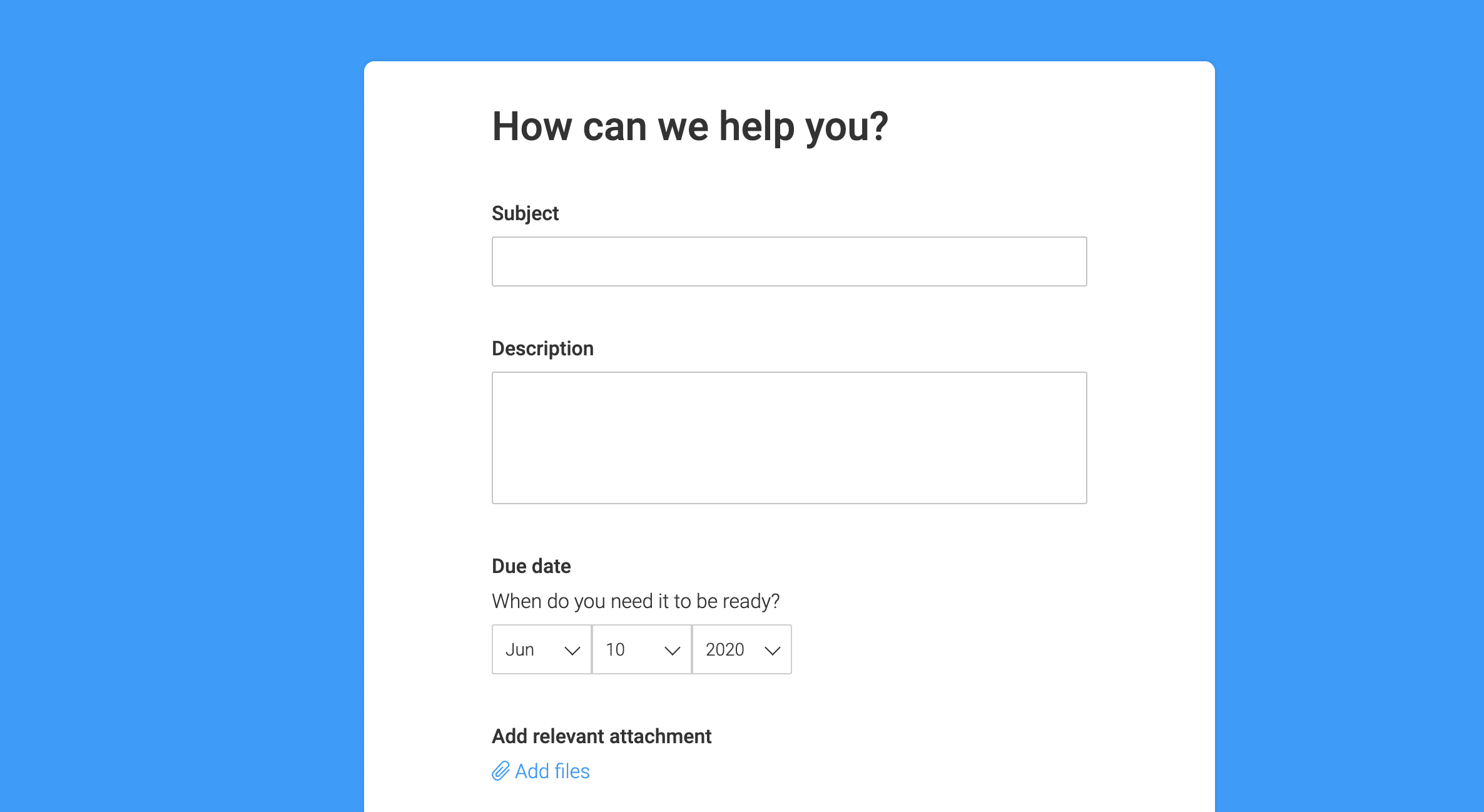 Customer Requests Template Monday